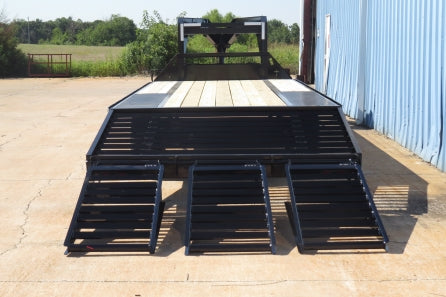 102" Wide Low Profile Tandem Axle Flatbed Starlite Trailer – Frye Farm ...