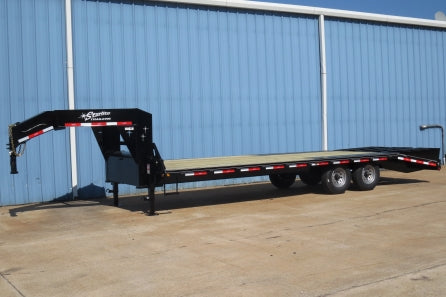 102" Wide Low Profile Tandem Axle Flatbed Starlite Trailer – Frye Farm ...